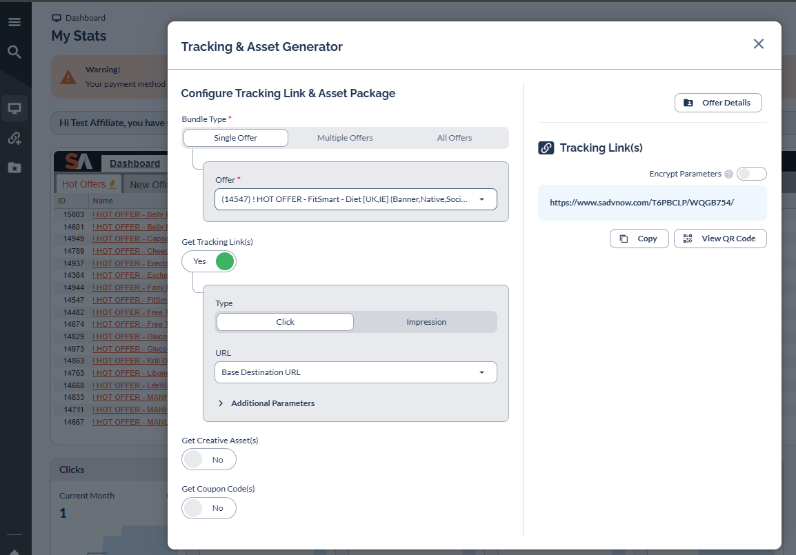 How to Generate Your Tracking Links